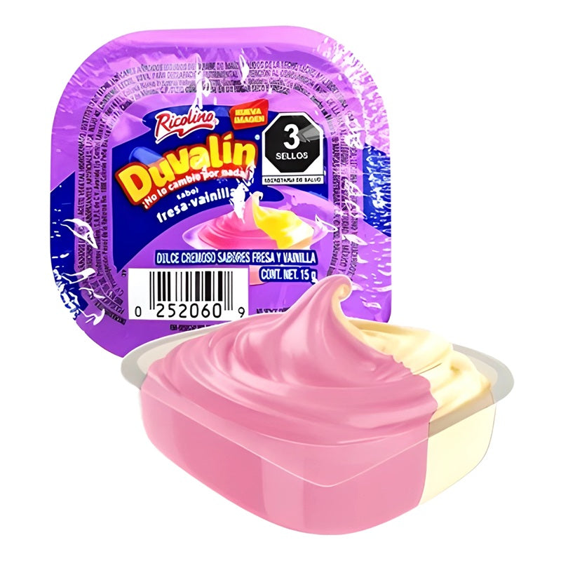 Duvalin Fresa Vainilla 18 pzas – Dudy's