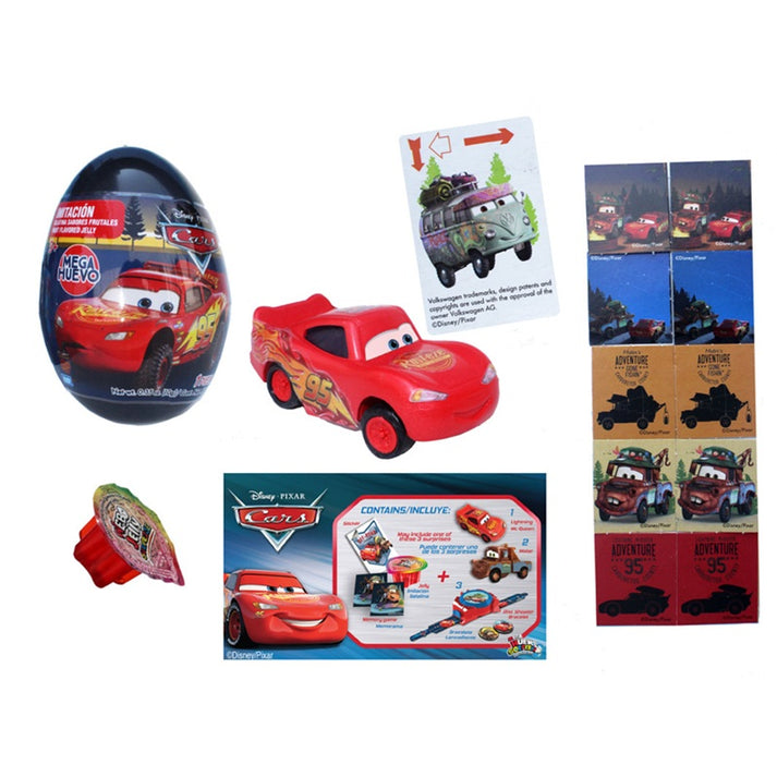 Mega huevo sorpresa Cars Bondy Fiesta 6 pzas – Dudy's