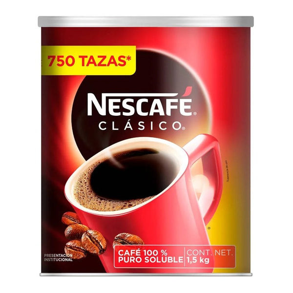 Café soluble Nescafé Clásico 1.5 kg intenso – Dudy's